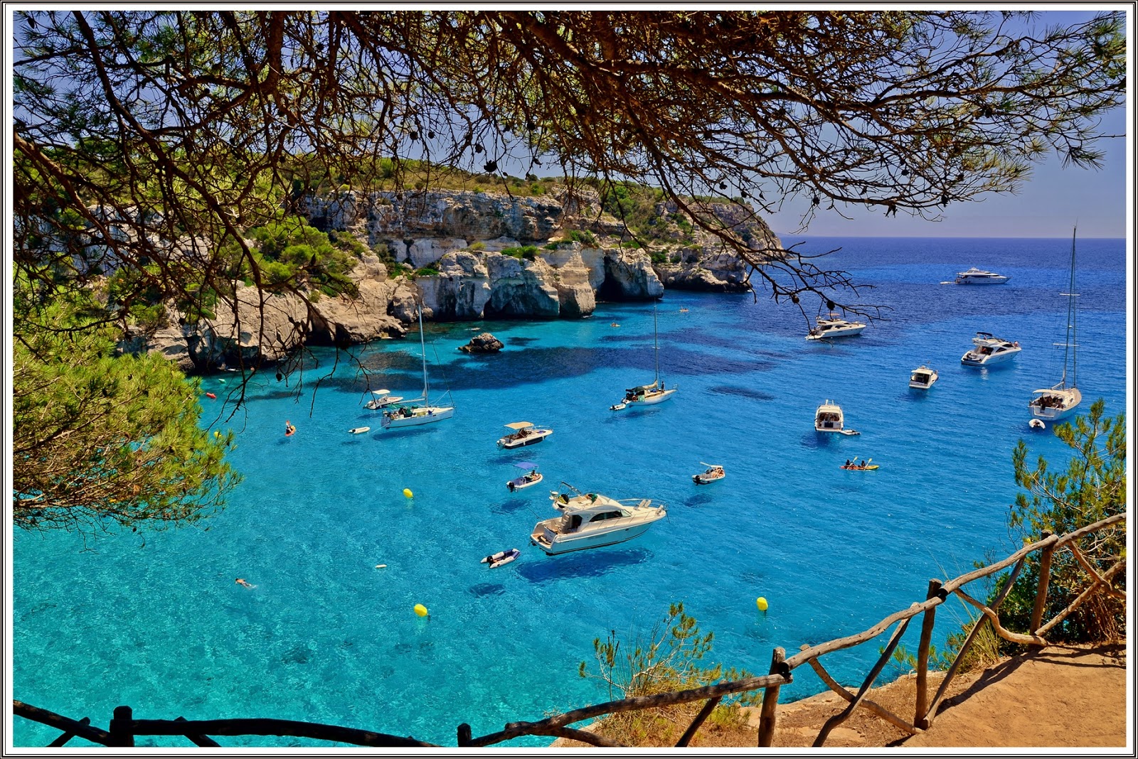 Hoteles Turismo y Viajes: Cala Macarelleta. Menorca - España