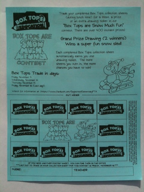 Big Smiles from Kbear: Box Tops are SNOW Much Fun!