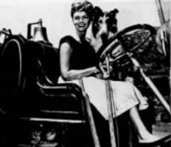 June Lockhart and her 1923 Fire Engine "Cordelia Delilah" - Silver ...