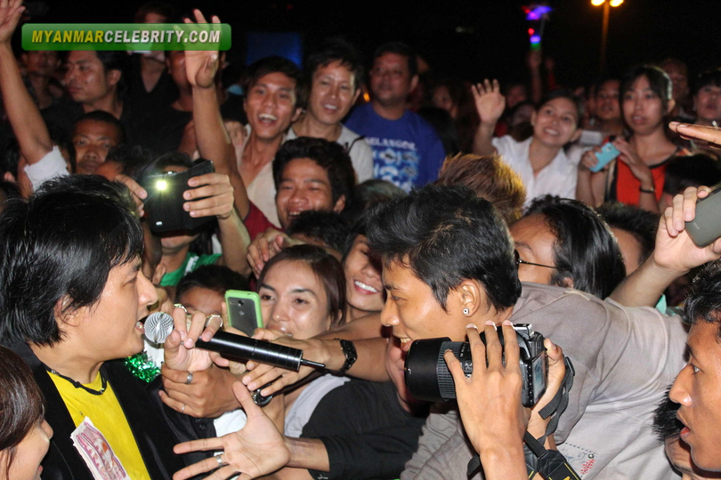 Celebrities @ @ Past & Present SOE THU Live Show in Yangon