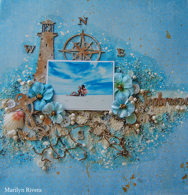 Treasuring Memories: Seabreeze Layout