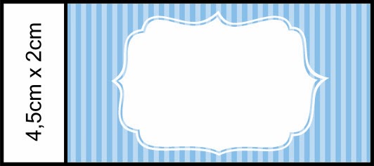 Rayas Azul y Celeste: Etiquetas para Candy Bar de Primera Comunión ...