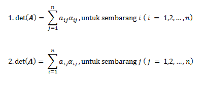 Menyelesaikan Matriks Menggunakan Metode Minor Kofaktor ...