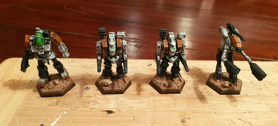 Old School Gaming: Battletech: Heavy Command Lance TO-DONE!