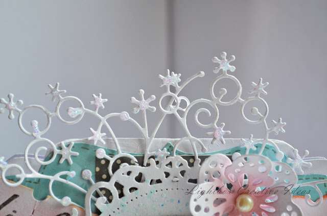 Lightbox creative Ideas: Its a girl ! - Tilda card