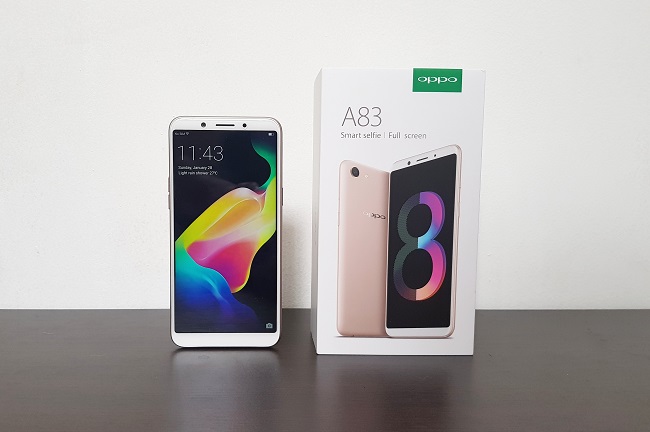 OPPO A83 Unboxing, First Impressions