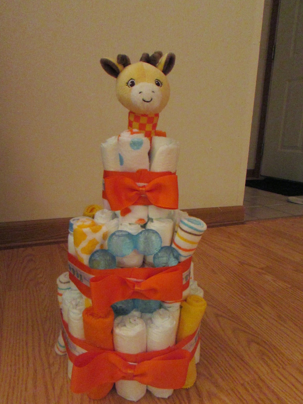The Classroom Crafter: Diaper Cakes: step-by-step tutorial