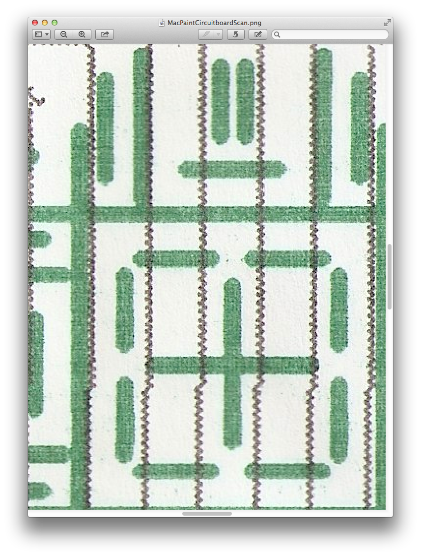 MacPaint Dot Matrix Art: Circuitboard01-03