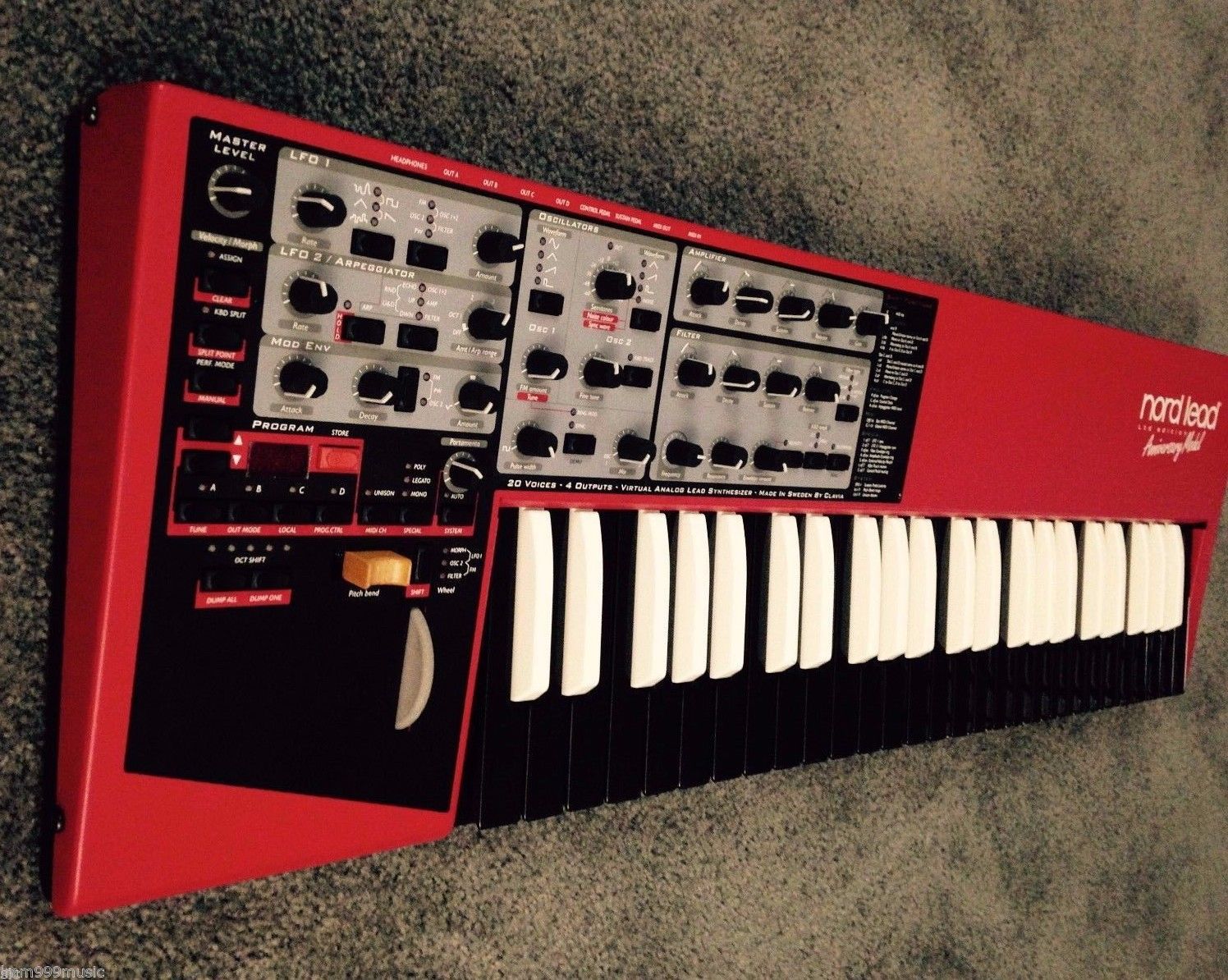 MATRIXSYNTH: Reverse Keys NORD LEAD 2X SYNTHESIZER LTD EDITION ...