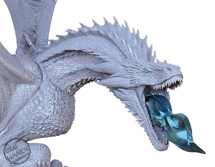 Idle Hands: SDCC 2018: Dark Horse Game of Thrones Ice Dragon Statue