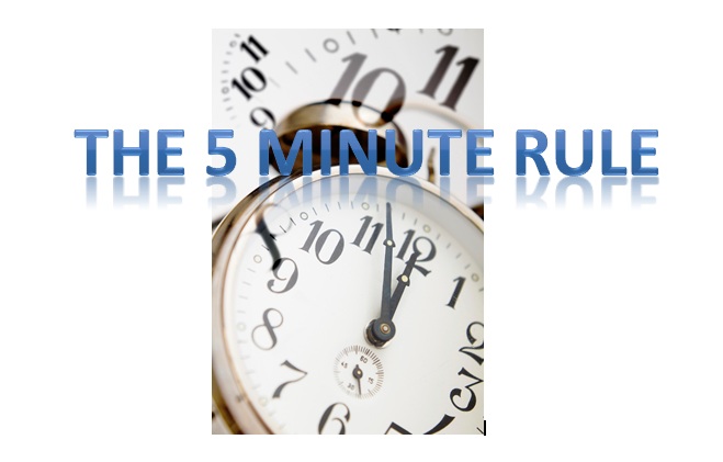 The Pinspired Mom: My 5 Minute Rule...