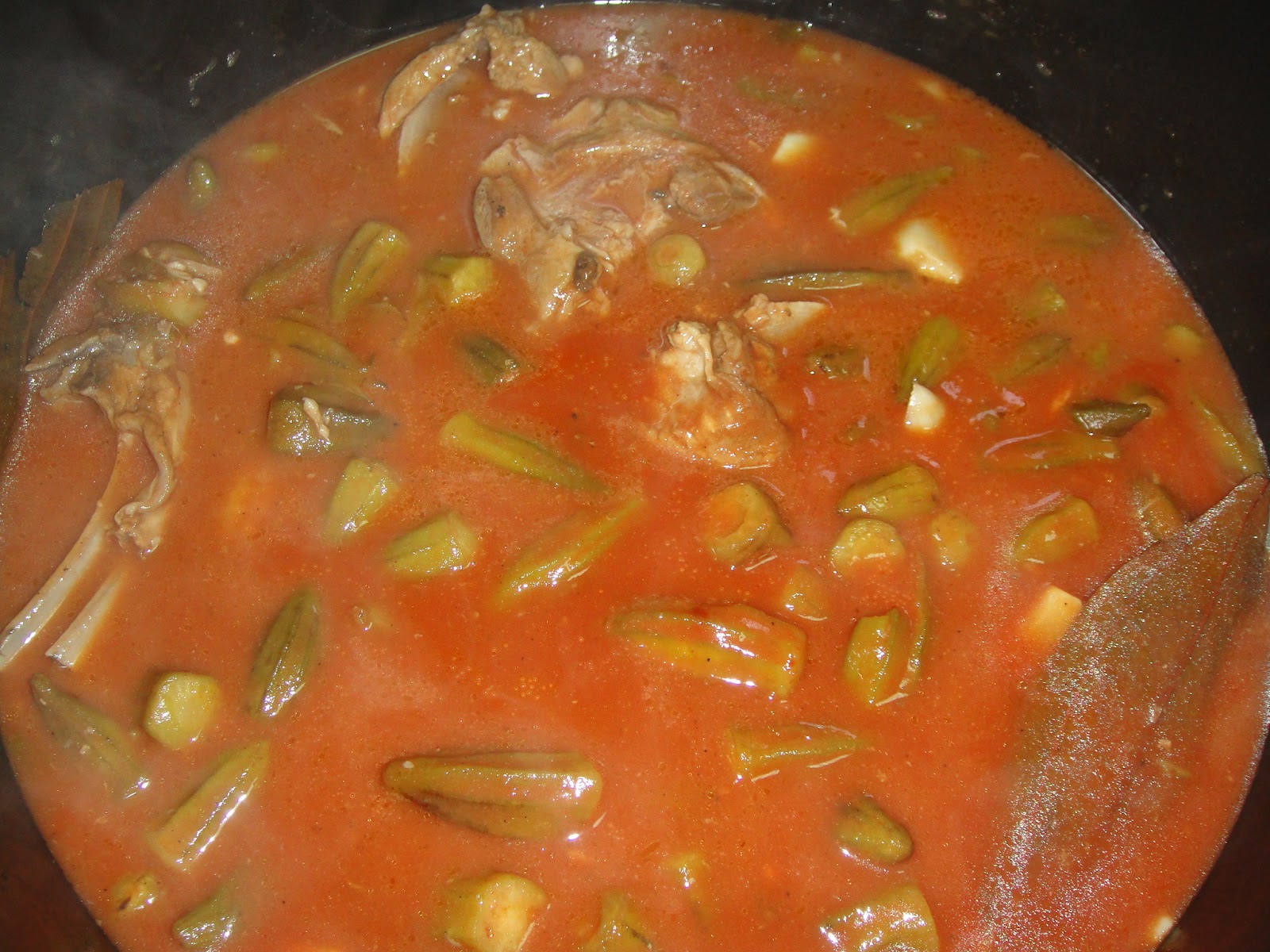 Maryam's Culinary Wonders: 120. Bamia or Okra Stew