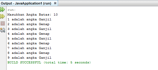 munculkan genap ganjil