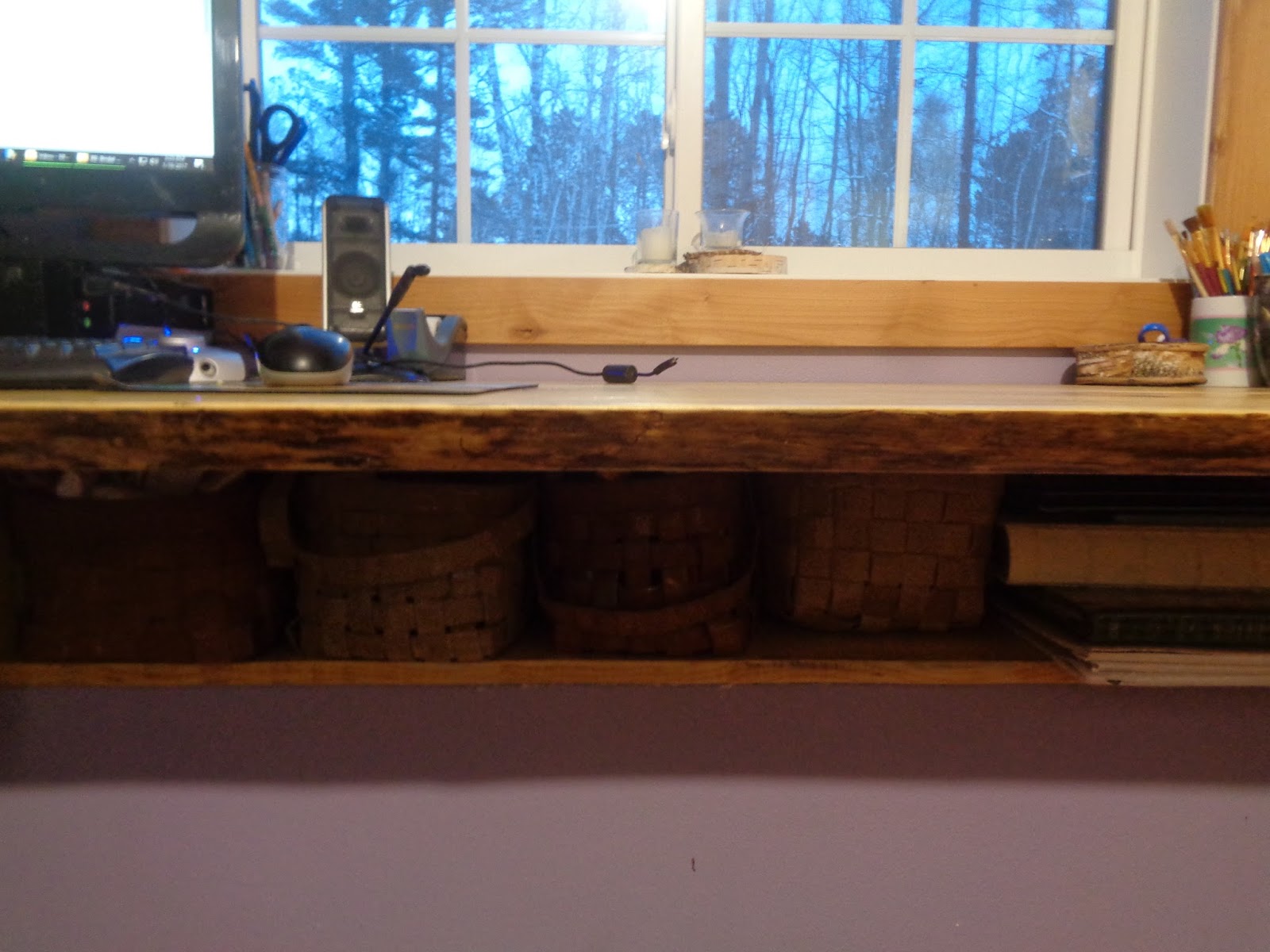 Proverbs 31 Living: My New Desk {From Tree to Furniture}