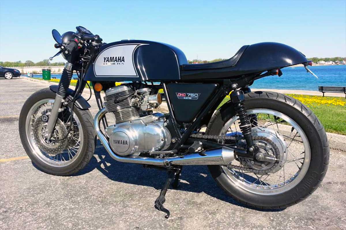 Yamaha TX750 Modification Bobber and Cafe Racer - Yamaha Old Bikes List