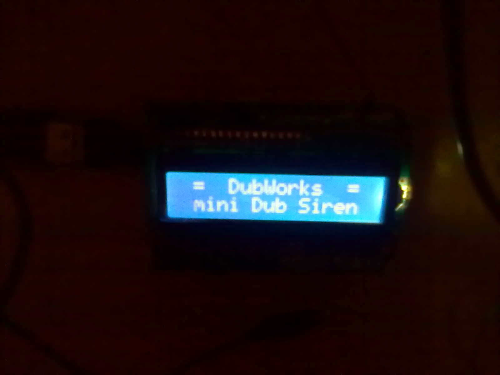 Dubworks: Arduino miniDUBsiren - compact pocket-sized dub siren