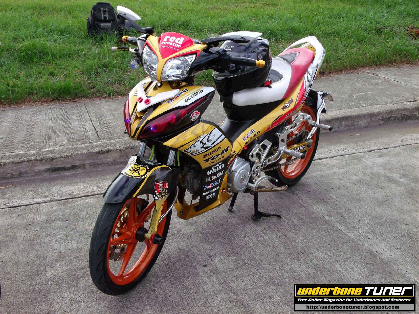 underbone tuner: Modified Bikes: MotoGp Inspired Yamaha Vega Force