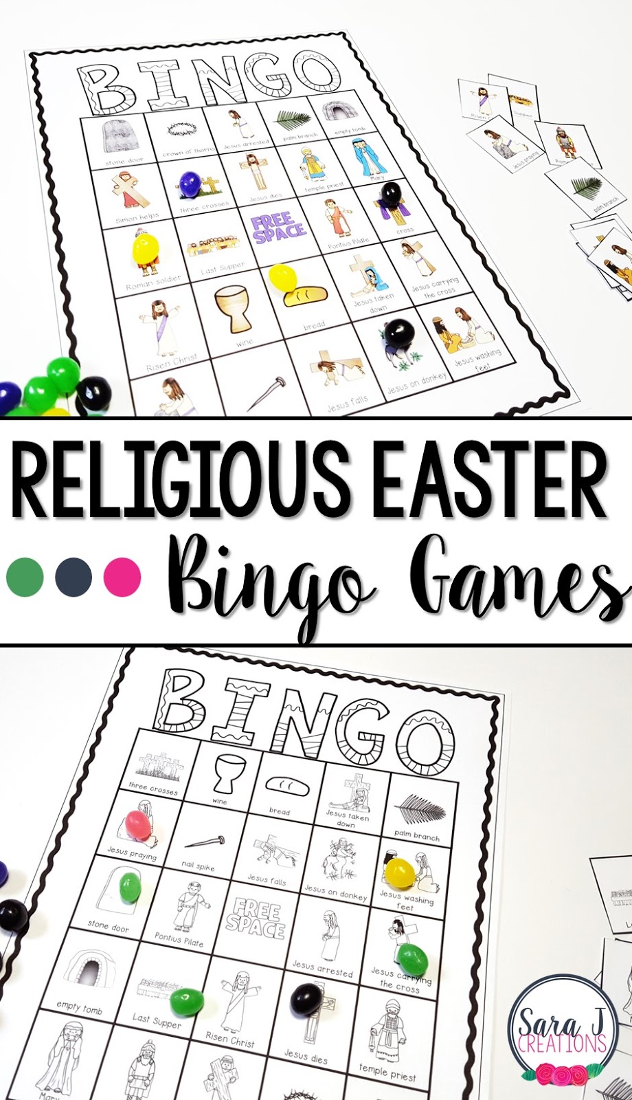 Religious Easter Bingo | Sara J Creations