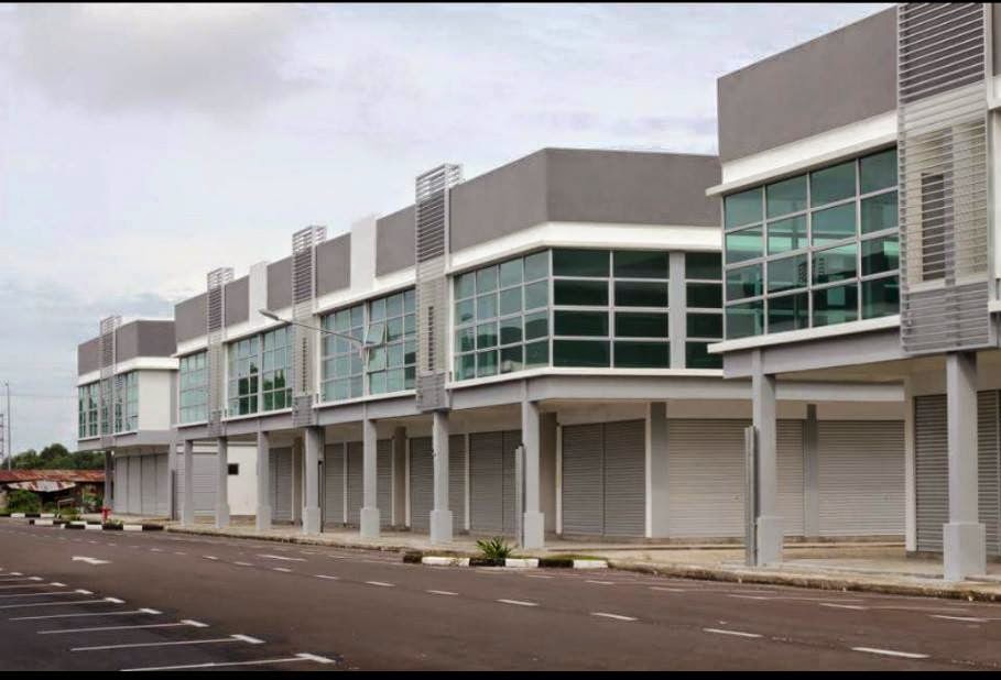 Desa bahagia Double storey middle shoplot for rent - Miri Property Market