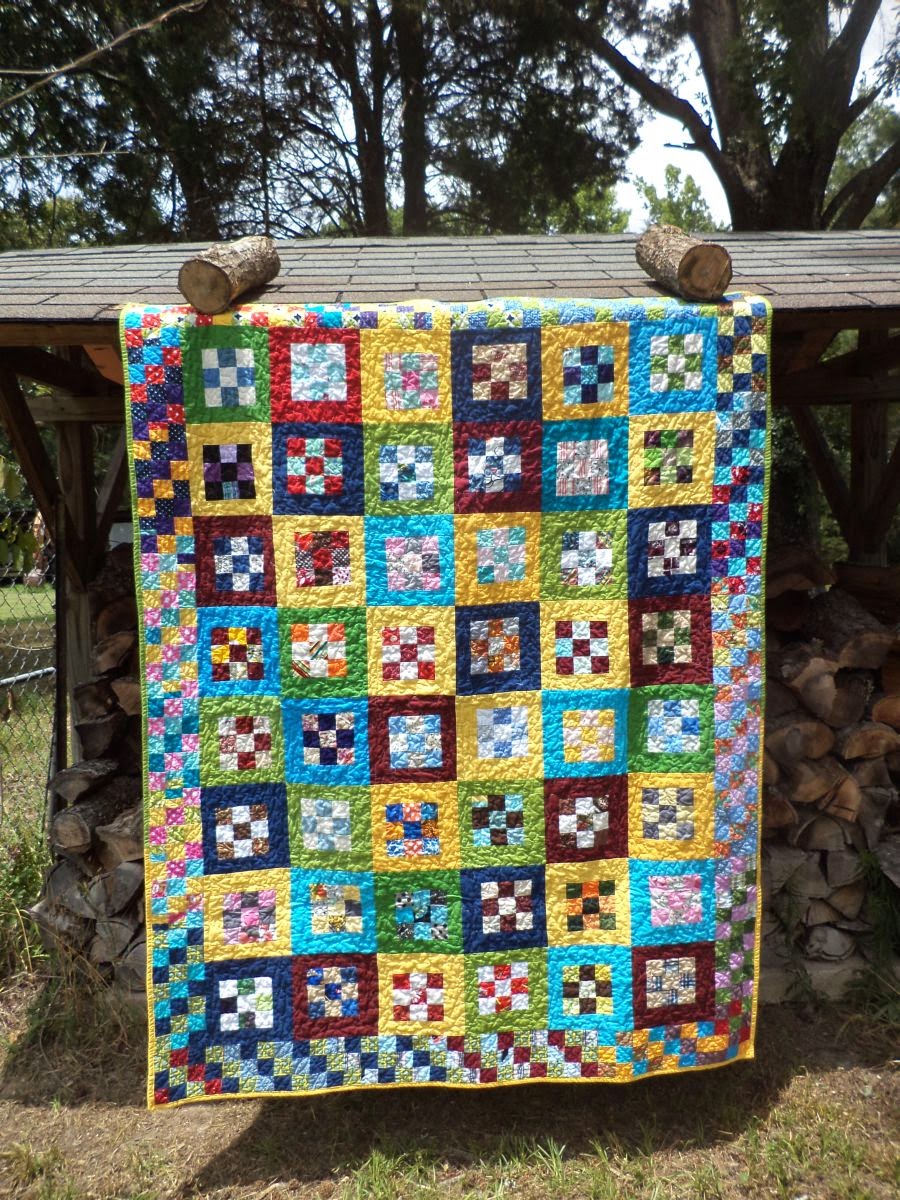 Kat & Cat Quilts: Crumb Jar Nines Finished!