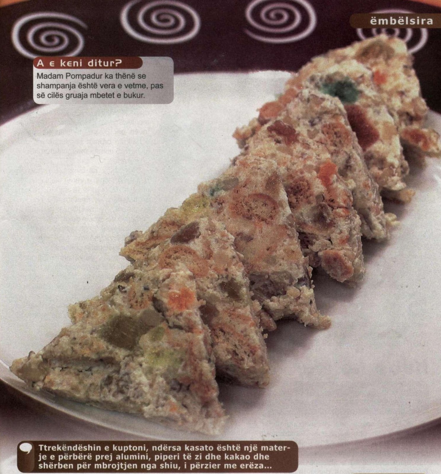 Food recipes: Kasato trekëndësh