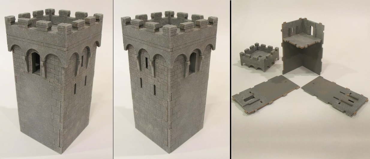 A 28mm Brain: 10mm Castle