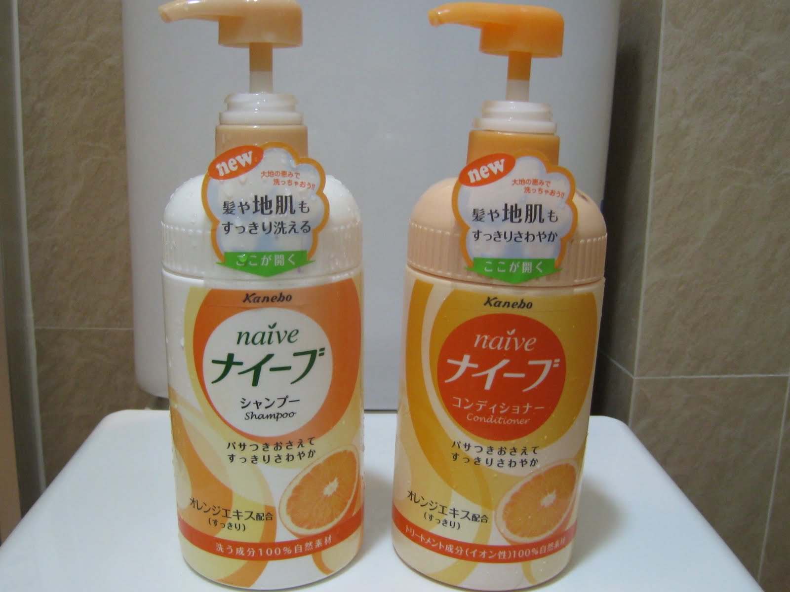 Beauty Blog: Kanebo Naive Orange Refresh Shampoo & Conditioner Set