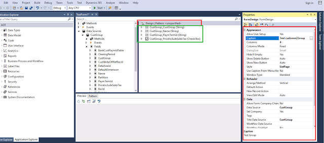 How to create list page form in Dynamics 365?