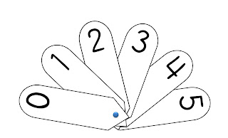 Kindergarten Lifestyle: Number Fans Freebie