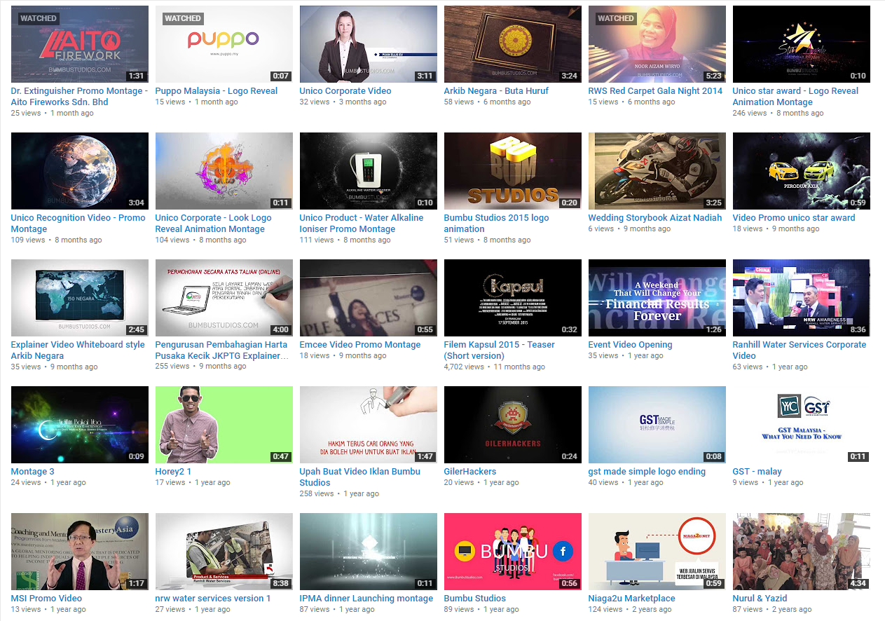 Harga dan Pakej Video Korporat - SERVIS BUAT VIDEO MALAYSIA 2020