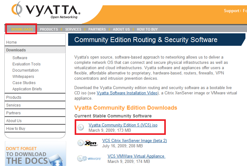 REDES Y TELECOMUNICACIONES: Instalando Vyatta Open Networking