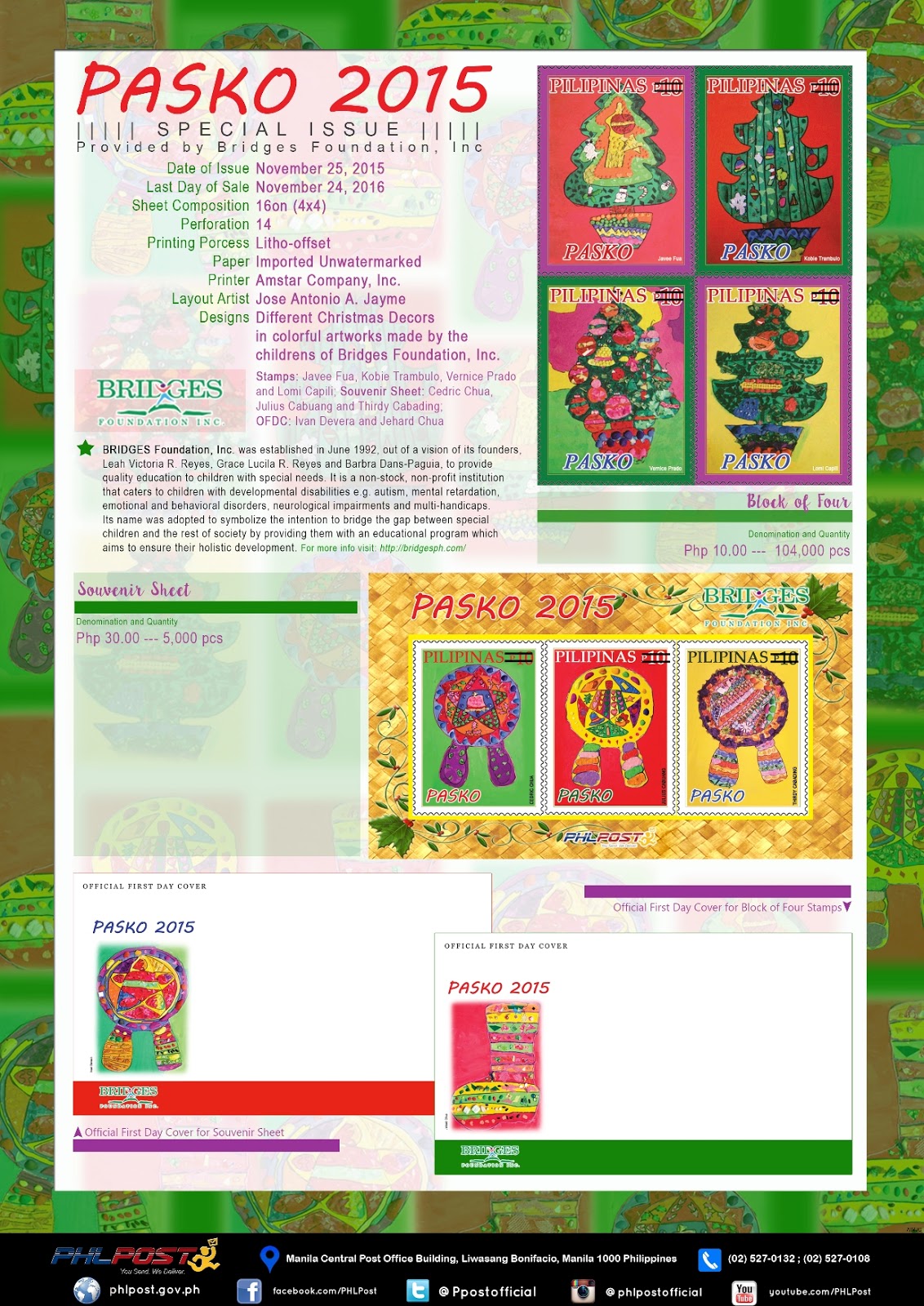 Philatelic Philippines: November 2015