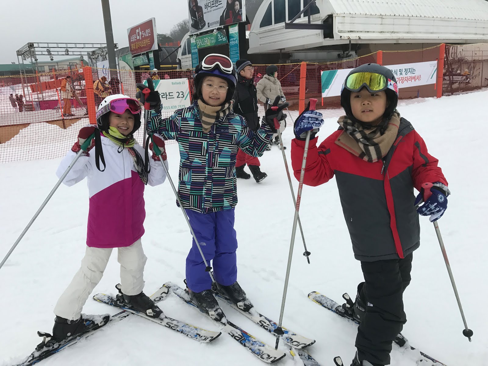 Enjoy Ski In Korea: Kid ski lesson in Korea with JSKI