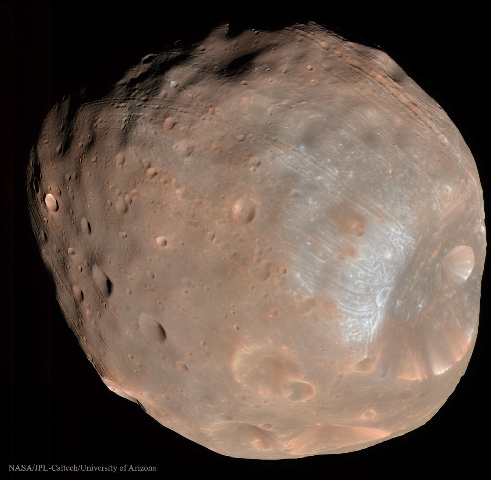 The Big Wobble : It's Greek name Phobos means fear it is the smallest ...
