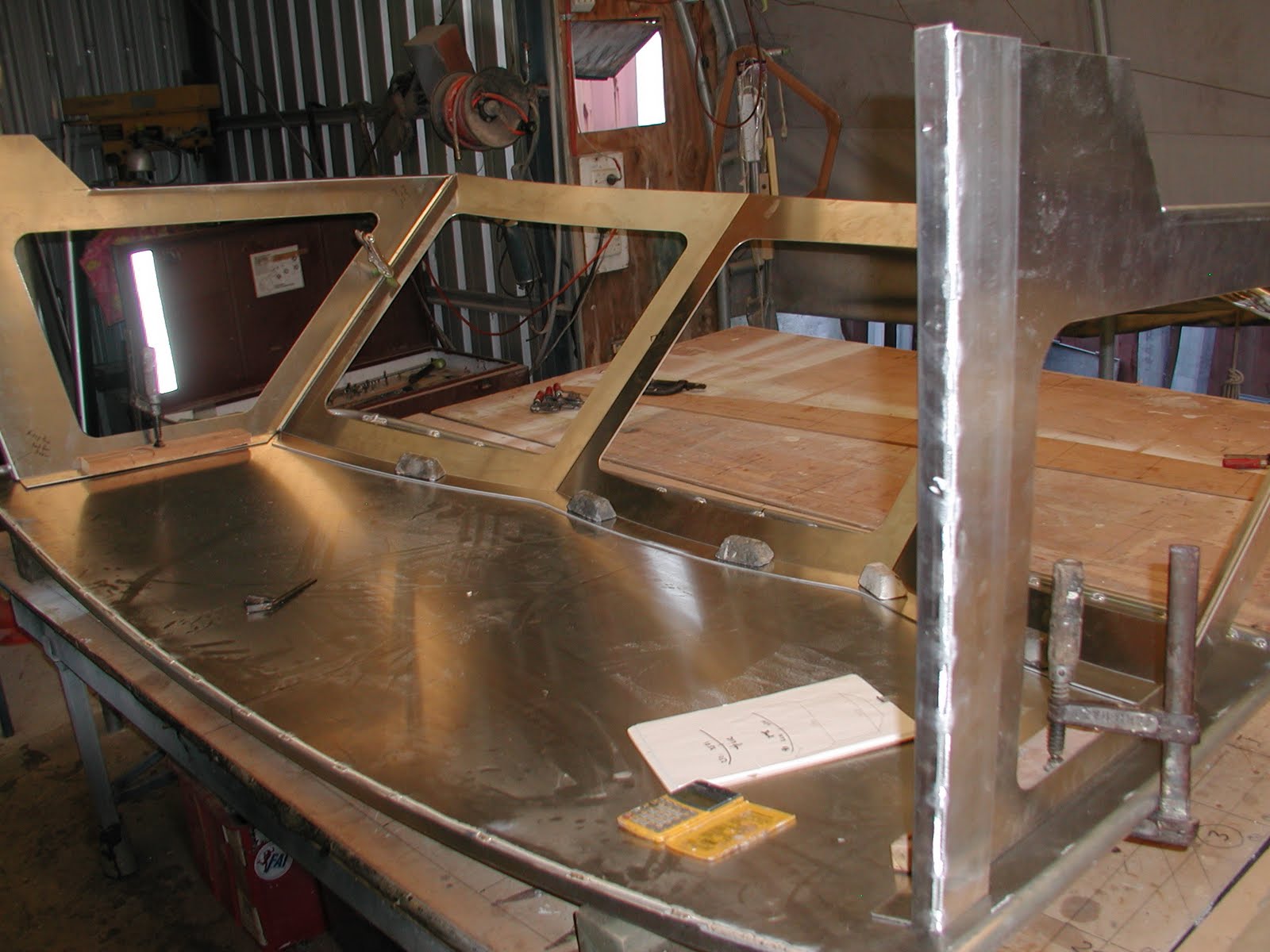 Marshall Design: Hard dodger Sail boat pilot house. Aluminium kit set ...