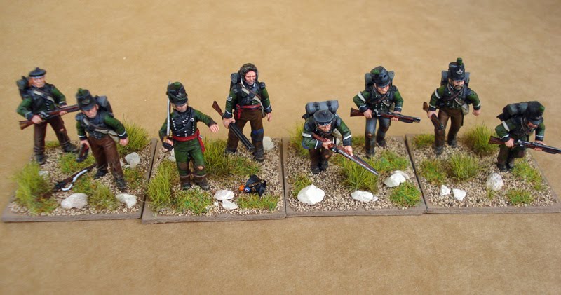 Napoleonic miniatures museum : British 95th Rifles