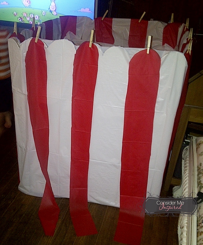 Consider Me Inspired : Carnival Themed Giant Popcorn Box