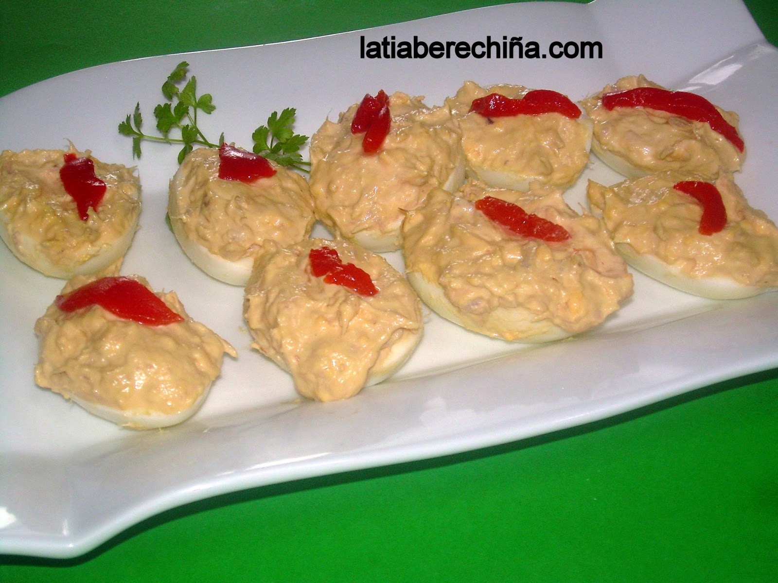 El Blog De La Tia Berechiña Huevos Rellenos De Atún