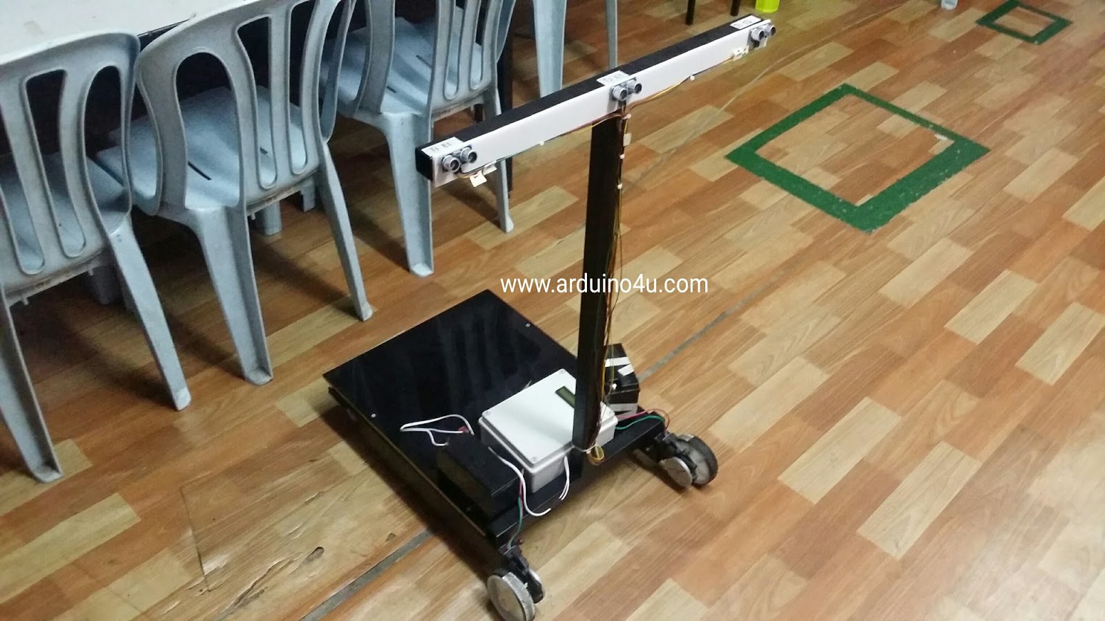 Projek Elektronik Arduino4u.com: 58.Robot Follow Human