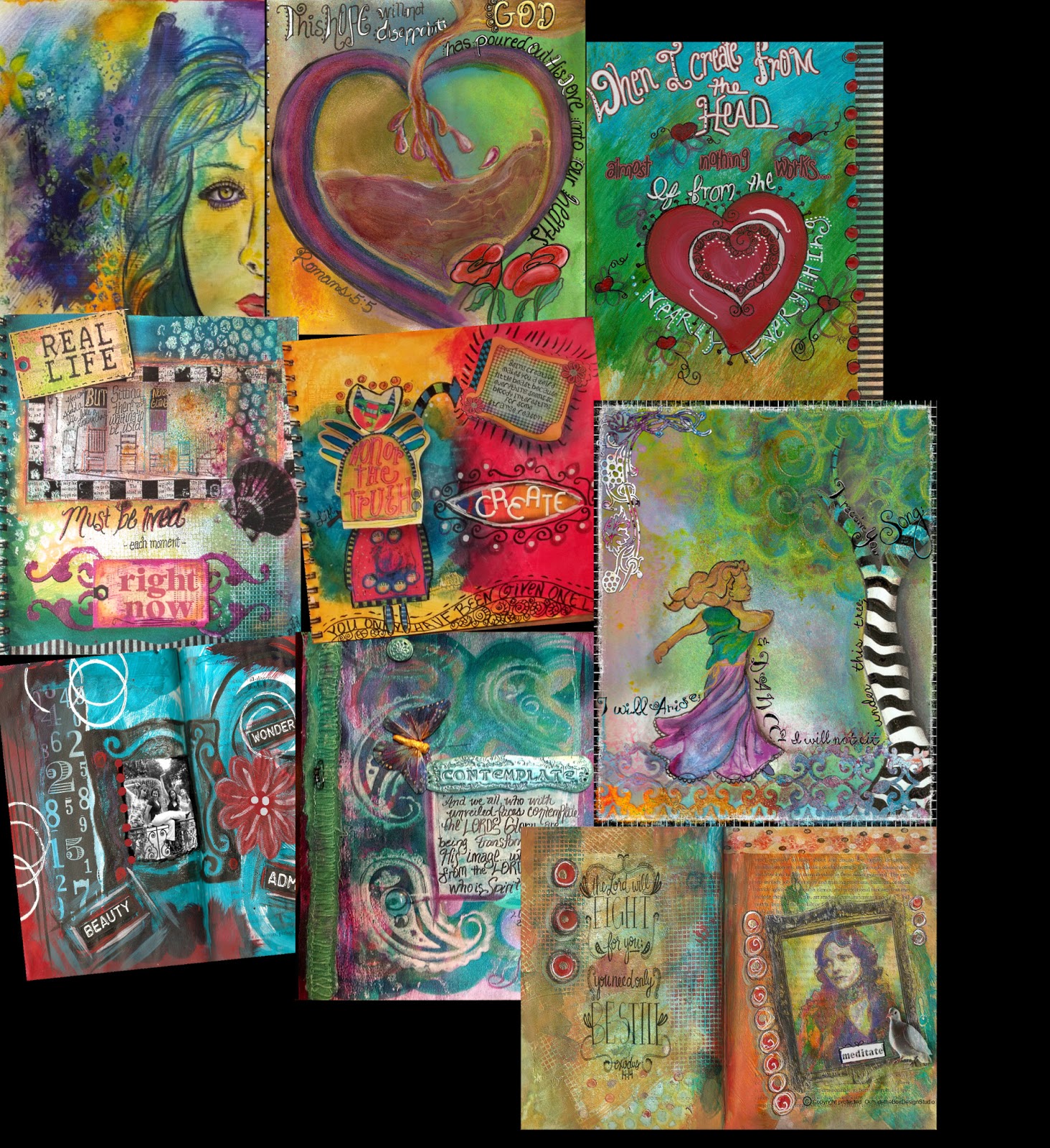 Altered Amanda's Studio: Art Journal Journeys
