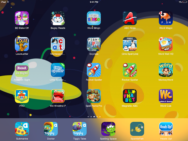 Literacy Centers for Early Elementary Learners: iPad Apps