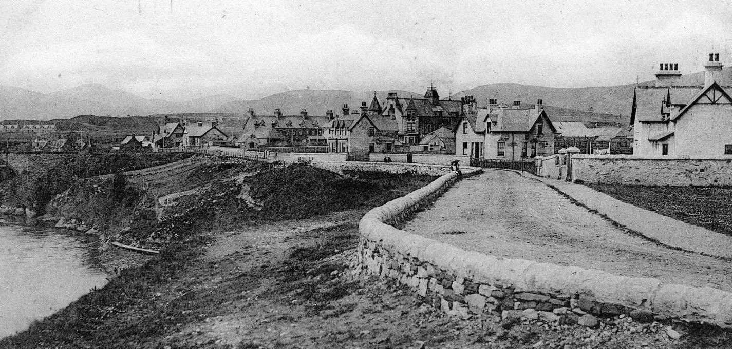 Tour Scotland: Old Photograph Road To Brora Scotland