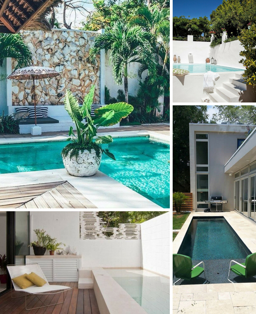 BLOG DE MODA Y LIFESTYLE: INSPIRACIÓN DECO: PISCINAS EN PATIOS Y JARDINES