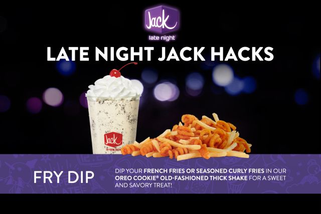 Jack in the Box Suggests Late Night Menu Hacks