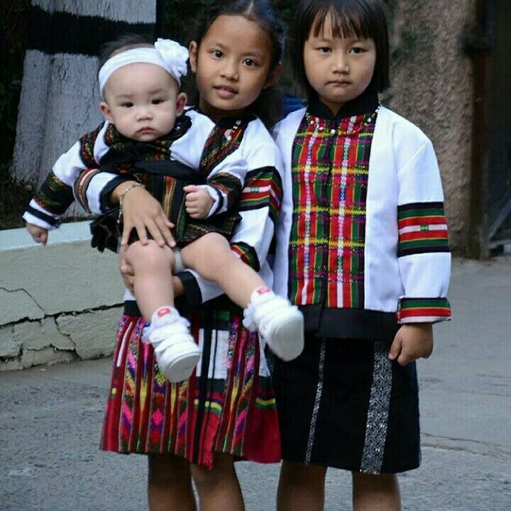 Kan Nopang/Naupang Mizo Thuam Nen : Mizo kids in Mizo Traditional Dress ...