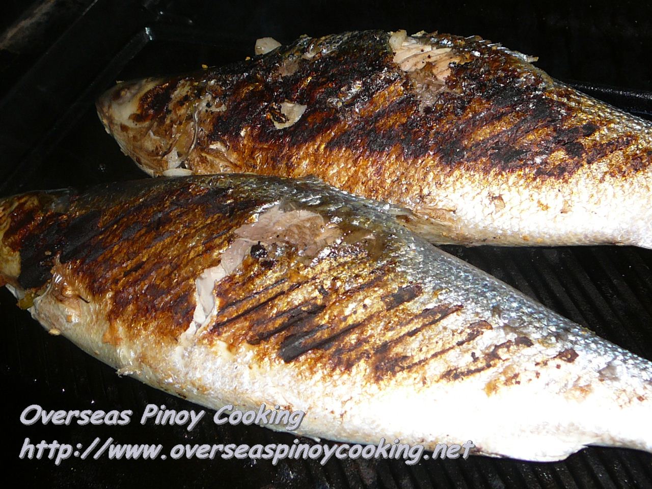 Inihaw Na Bangus In Foil
