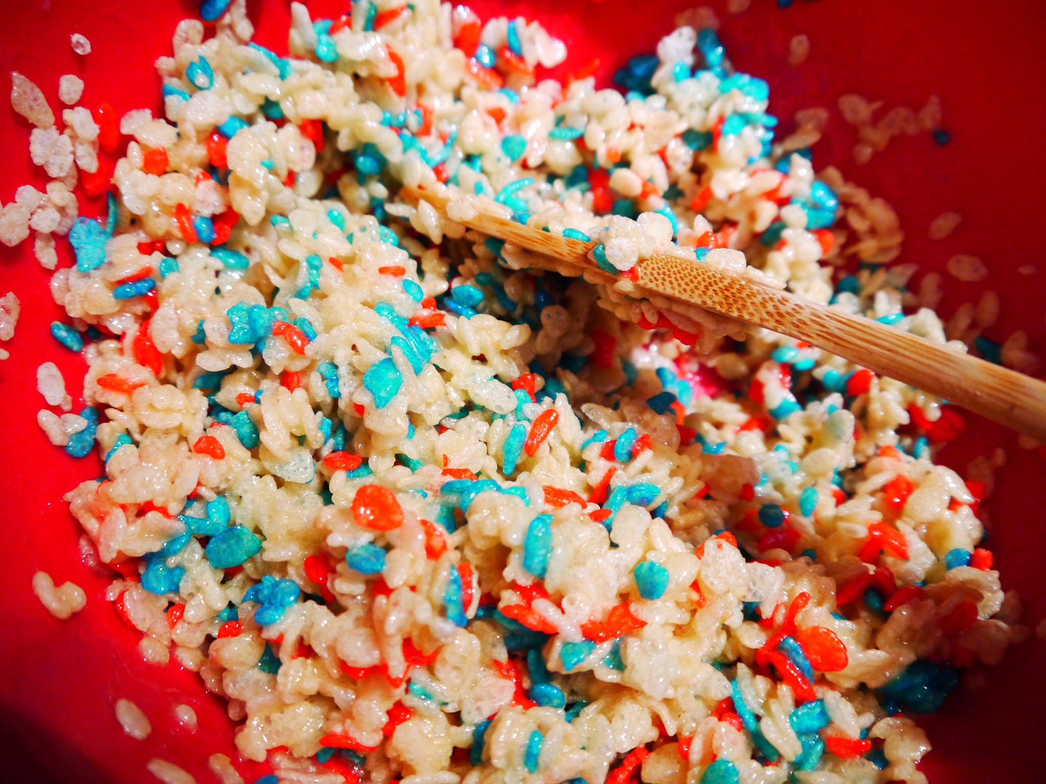 Recipe: Red, White & Blue Rice Crispy Treats - The Western New Yorker