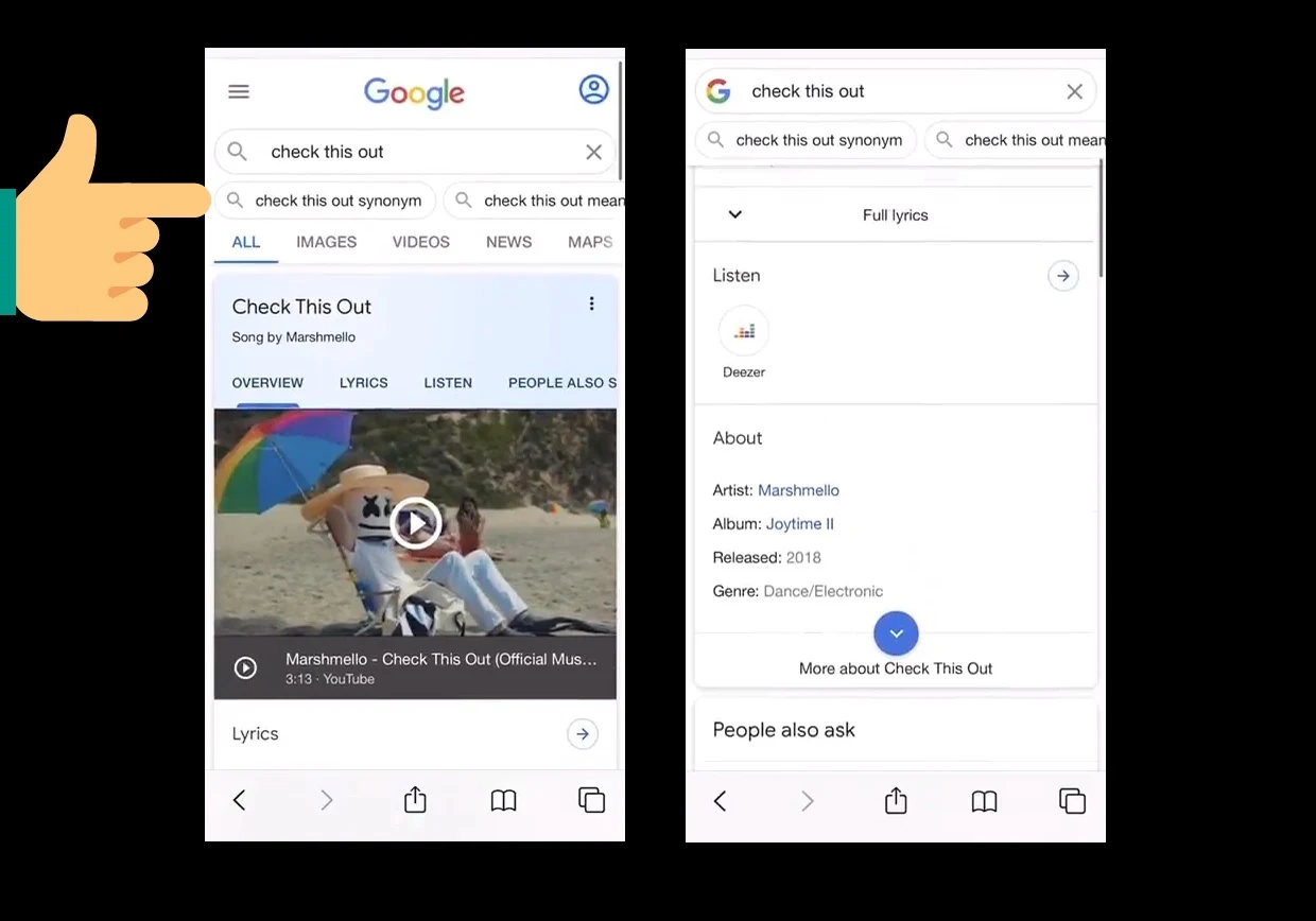 Google is testing a new search refinement option for mobile users and ...