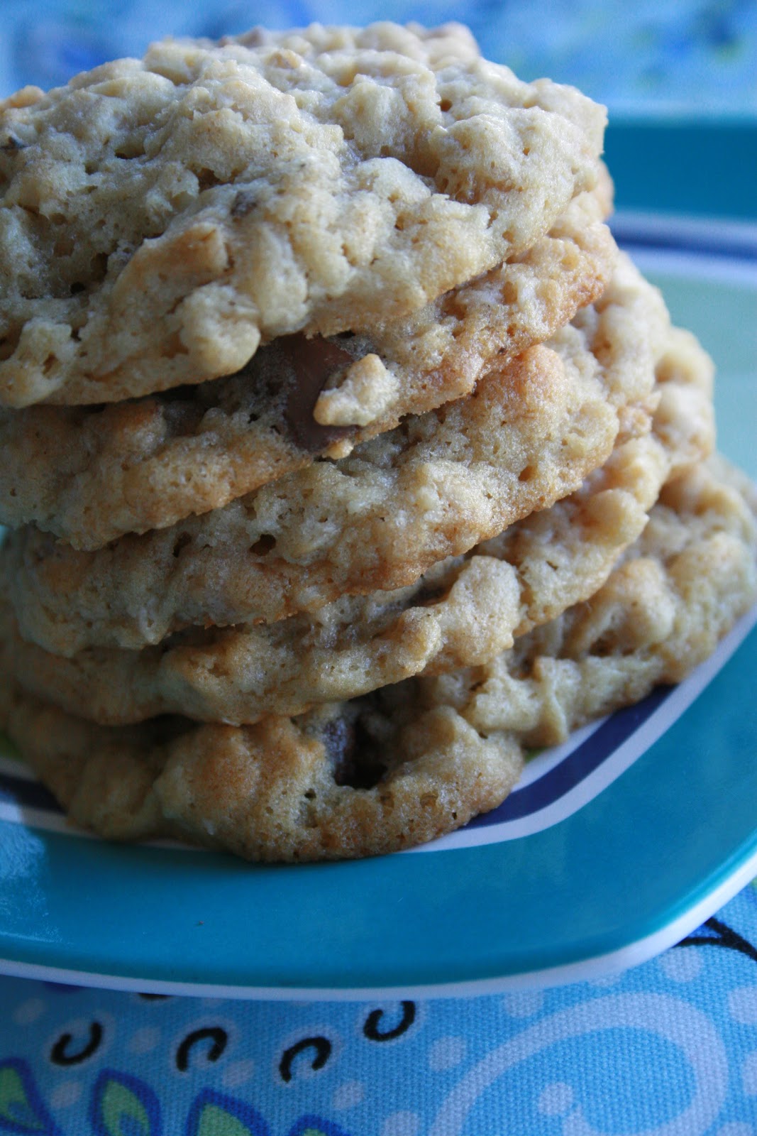 sweet and savory seven: Oatmeal Chocolate Chip Cookies