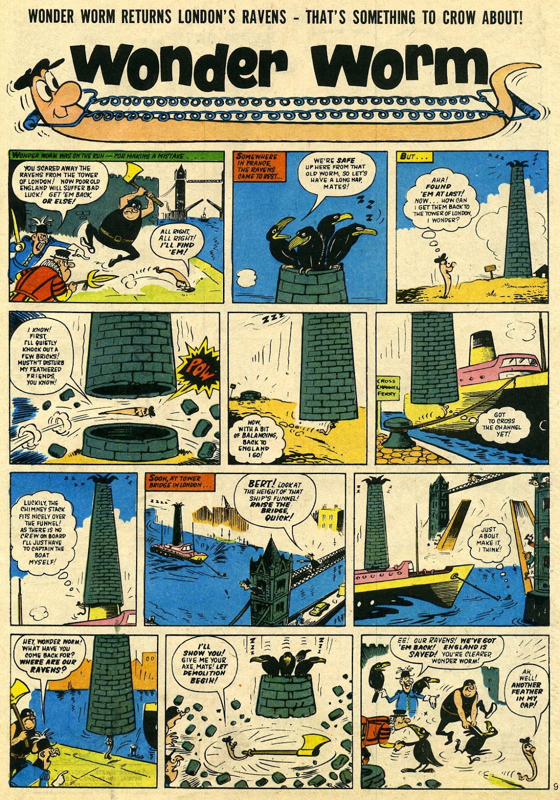 *KAZOOP !!: A LOOK AT COR!! STRIPS: WONDER WORM